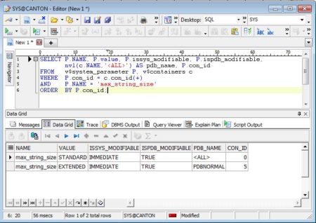 Extended Data Types with VARCHAR2(32767)
