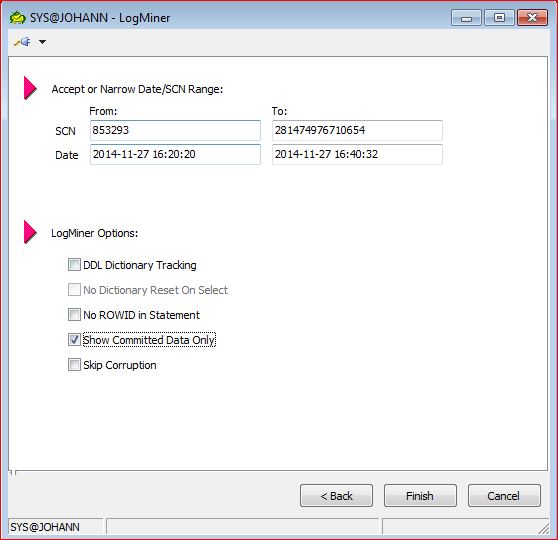 Restore Database after fatal User Error